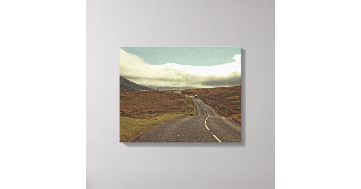 The Open Road Canvas Print | Zazzle