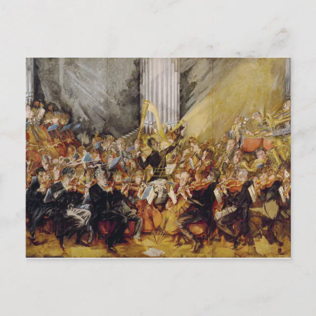 The Orchestra Postcard | Zazzle