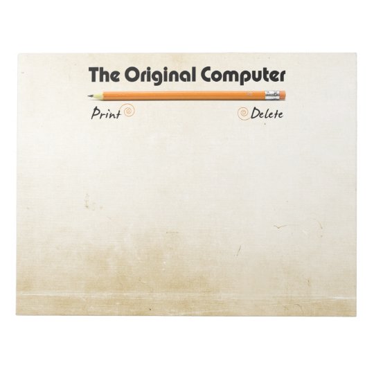 The Original Computer Notepad | Zazzle.com