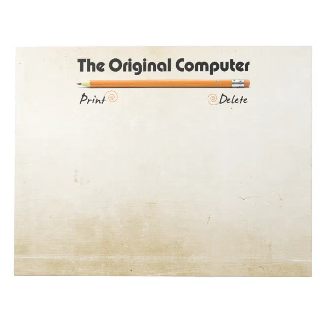 The Original Computer Notepad | Zazzle