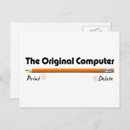 The Original Computer Postcard | Zazzle