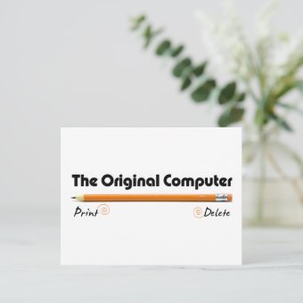 The Original Computer Postcard | Zazzle