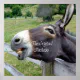 The Original Jackass Funny Donkey Mule Farm Animal Poster | Zazzle