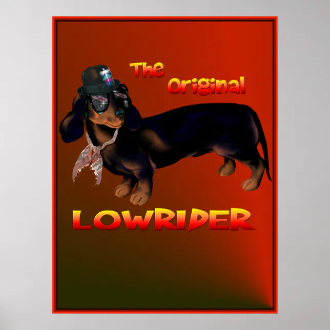 The Original Lowrider Poster | Zazzle