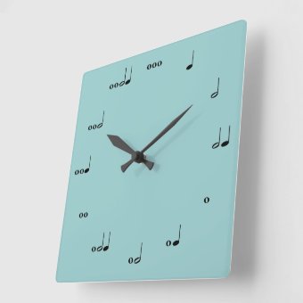 The Original Music Note Clock | Zazzle