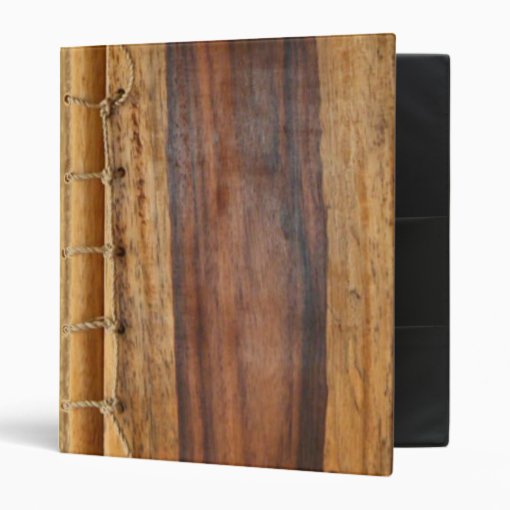 The Original Old Fashioned Wooded Binder | Zazzle