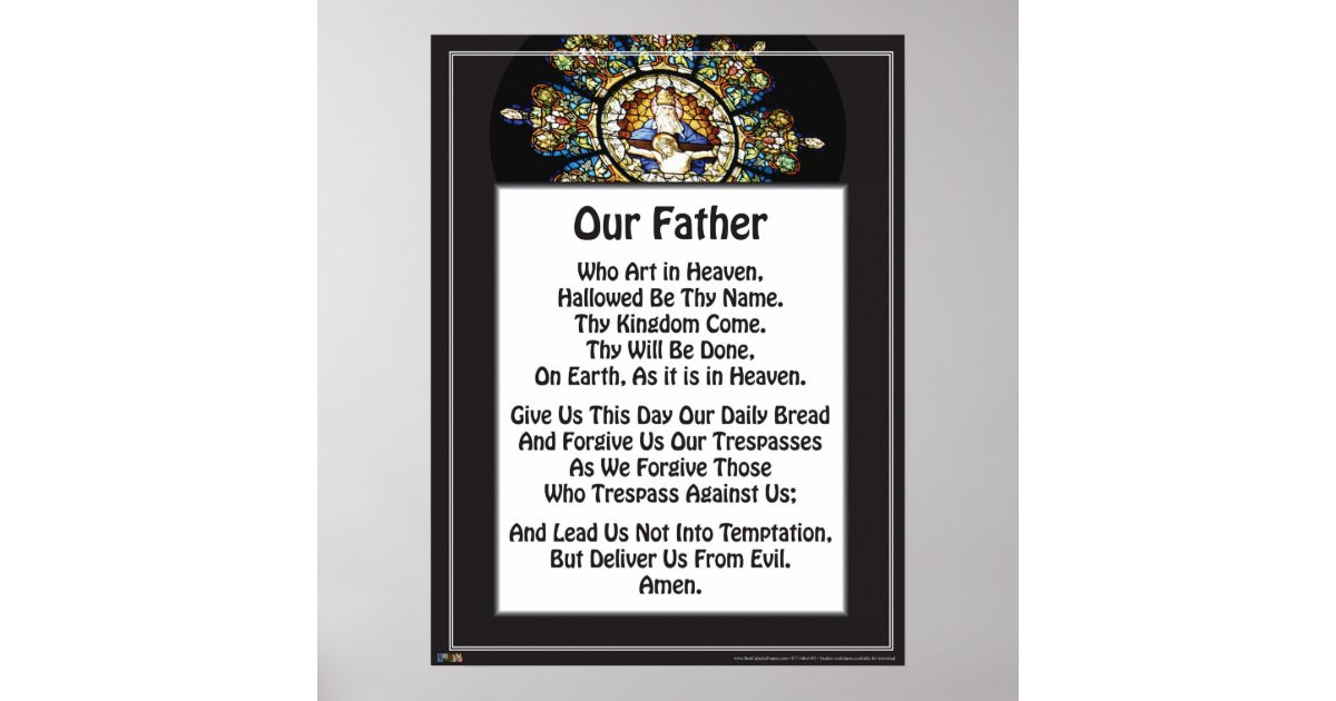 The Our Father Poster | Zazzle