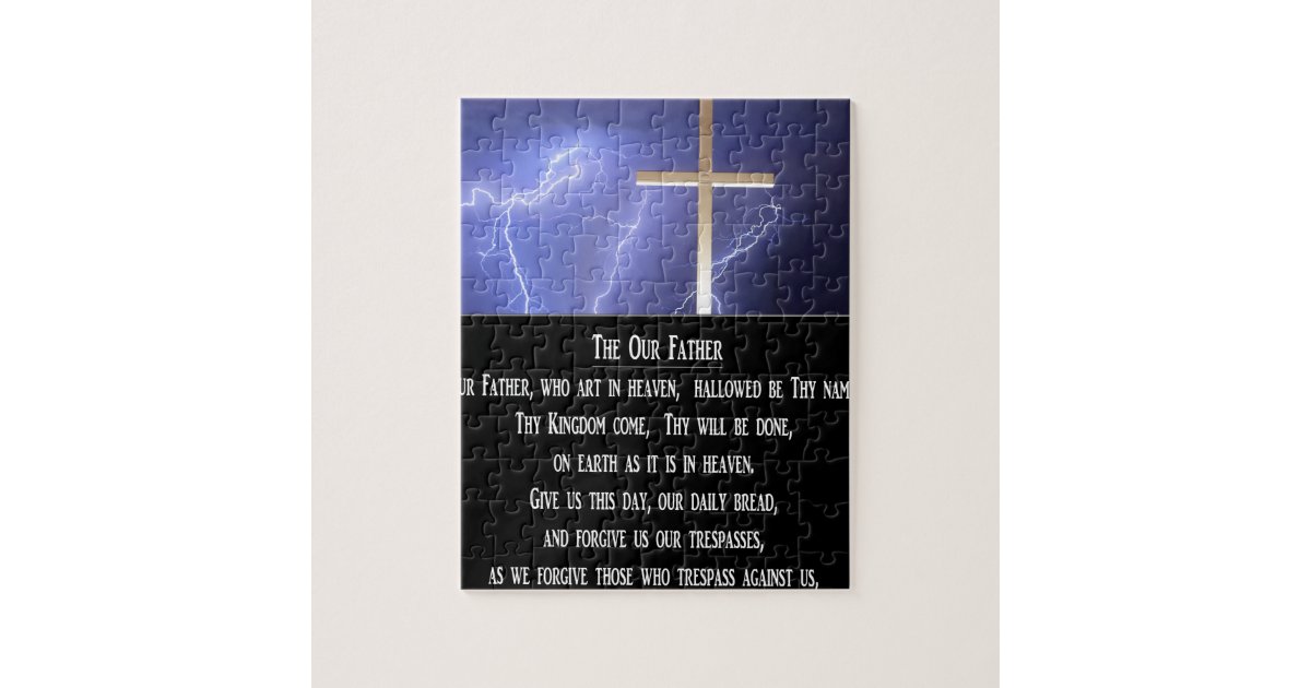 The Our Father Prayer Jigsaw Puzzle | Zazzle