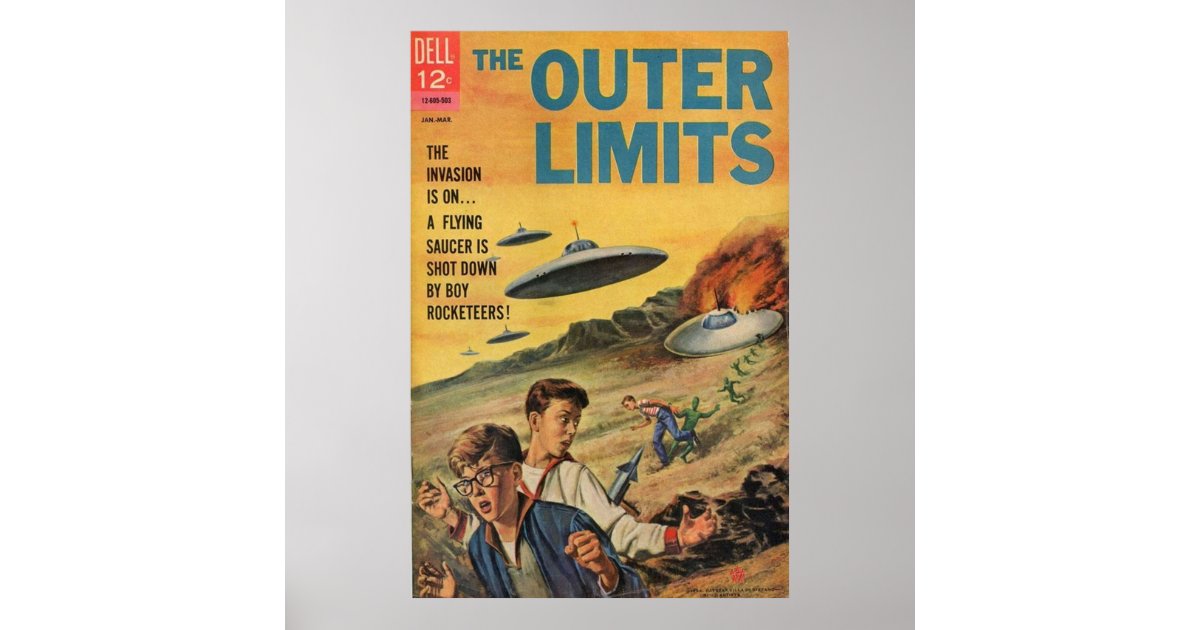 The Outer Limits 50s Vintage Comic Poster | Zazzle