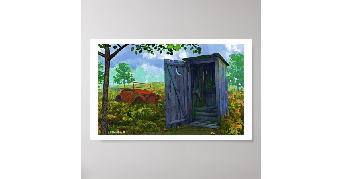 THE OUTHOUSE POSTER | Zazzle