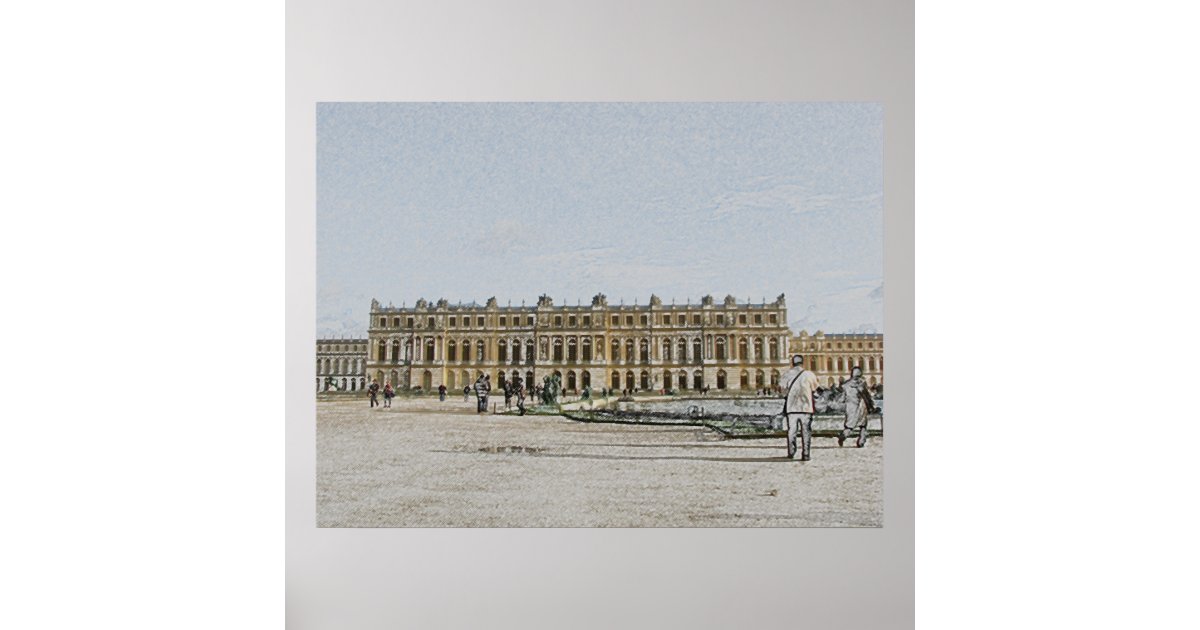 The Palace of Versailles Poster | Zazzle