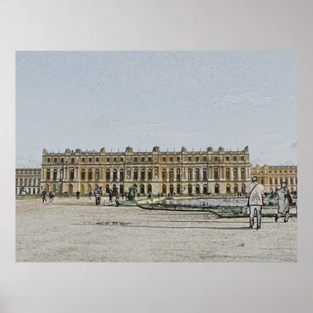 The Palace of Versailles Poster | Zazzle