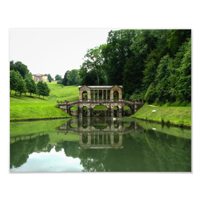 The Palladian Bridge in Prior Park - Photo Print | Zazzle