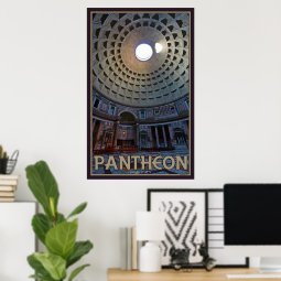 The Pantheon Poster | Zazzle