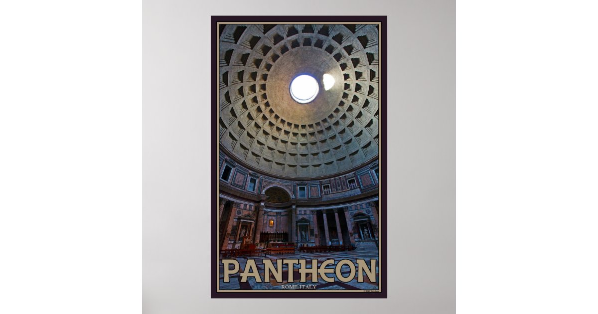 The Pantheon Poster | Zazzle