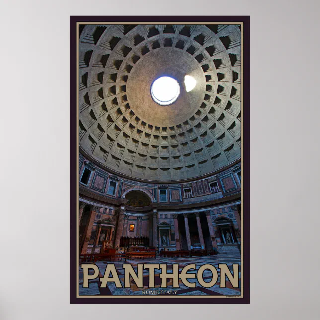 The Pantheon Poster | Zazzle