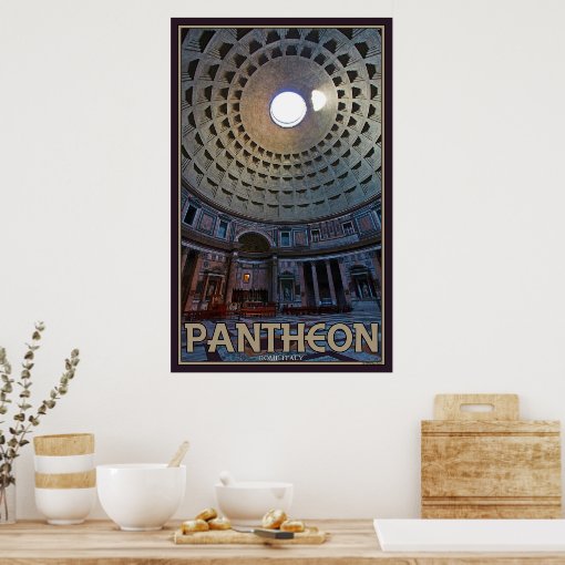 The Pantheon Poster | Zazzle