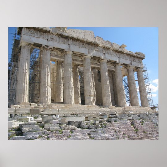 The Parthenon - 5th century BC Poster | Zazzle.com