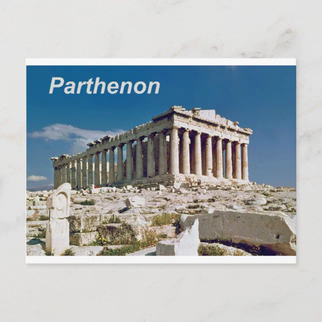 The--Parthenon--in--Athens--Angie.jpg Postcard | Zazzle