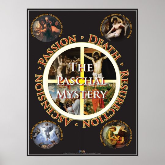 The Paschal Mystery Poster | Zazzle.com