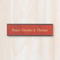 The Pastor Door Sign | Zazzle