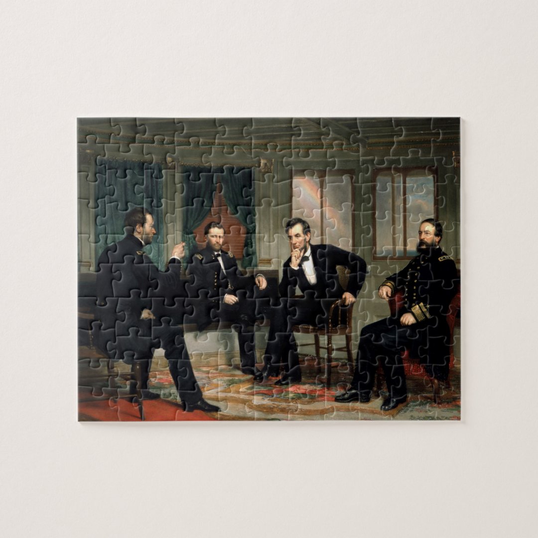 "The Peacemakers" - Abe Lincoln Puzzle | Zazzle