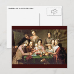 The Peale Family, by Charles Willson Peale Postcard | Zazzle