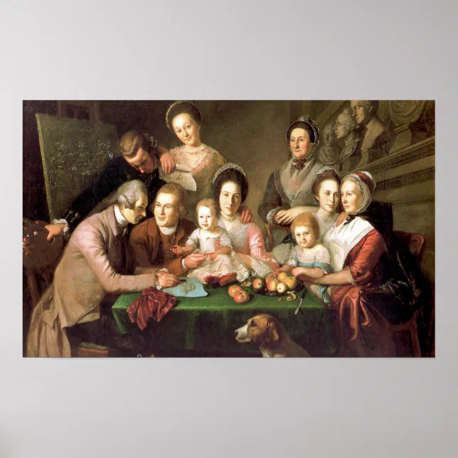The Peale Family, by Charles Willson Peale Poster | Zazzle