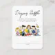 The Peanuts Gang | Baby Shower | Diaper Raffle Enclosure Card | Zazzle