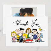 The Peanuts Gang | Baby Shower Thank You Card | Zazzle