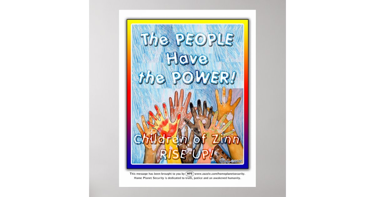 The PEOPLE Have the POWER Poster | Zazzle