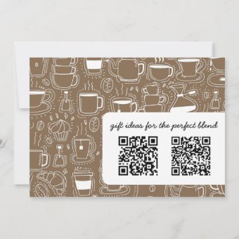 The Perfect Blend Coffee Shower Invitation | Zazzle