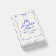 The Perfect Match Blue Bow Whimsical Matchboxes | Zazzle