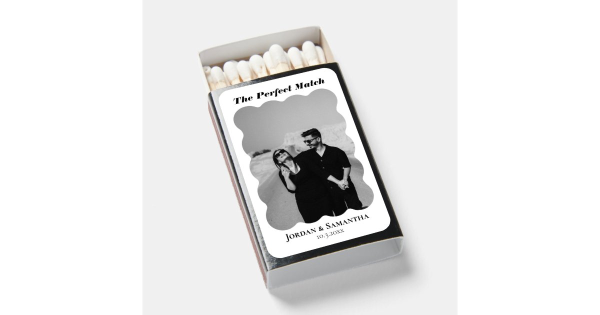 The Perfect Match Custom Photo Matchboxes | Zazzle