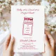 The Perfect Match, Doodle Matchbook Bridal Shower Invitation | Zazzle