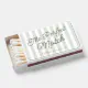 The Perfect Match Green Stripes Wedding Matchboxes | Zazzle