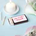The Perfect Match Pink Red Wedding Matchboxes | Zazzle