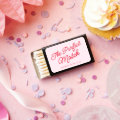 The Perfect Match Pink Red Wedding Matchboxes | Zazzle
