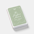 The Perfect Match Sage Green Whimsical Matchboxes | Zazzle
