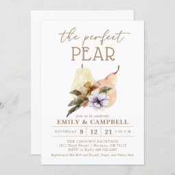 The Perfect Pear Invitation | Zazzle