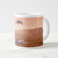The Perseverance Rover Landing Safely On Mars. Giant Coffee Mug | Zazzle