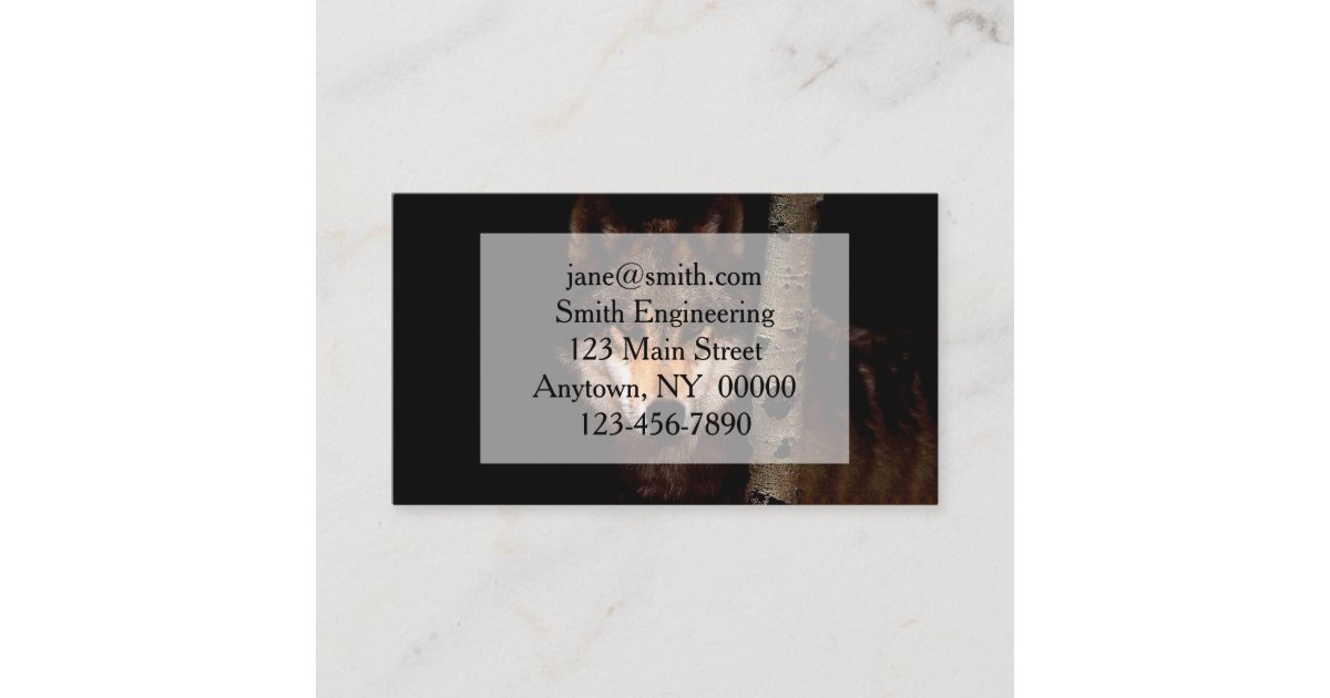 The Phantom Wolf Business Card | Zazzle