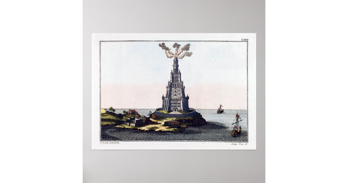 The Pharos of Alexandria Poster | Zazzle