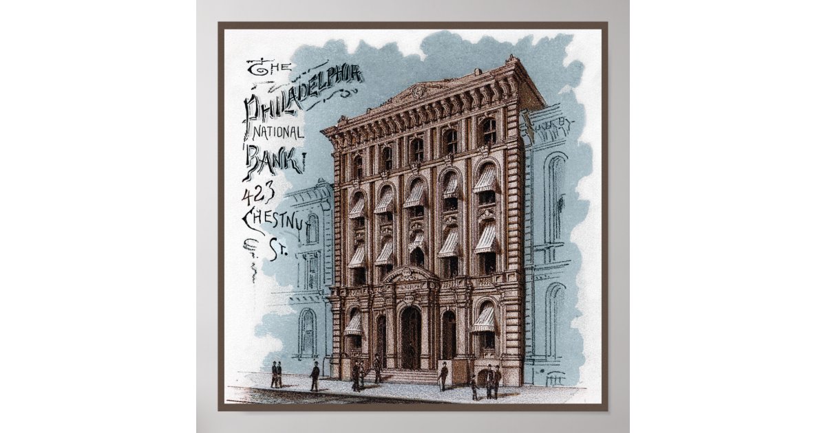 The Philadelphia National Bank Poster | Zazzle