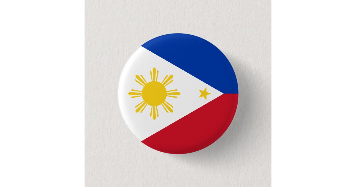 The Philippines Flag Button | Zazzle