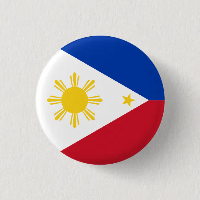 The Philippines Flag Button | Zazzle