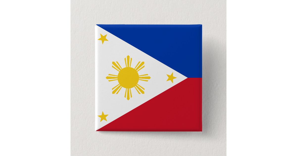 The Philippines Flag Button | Zazzle