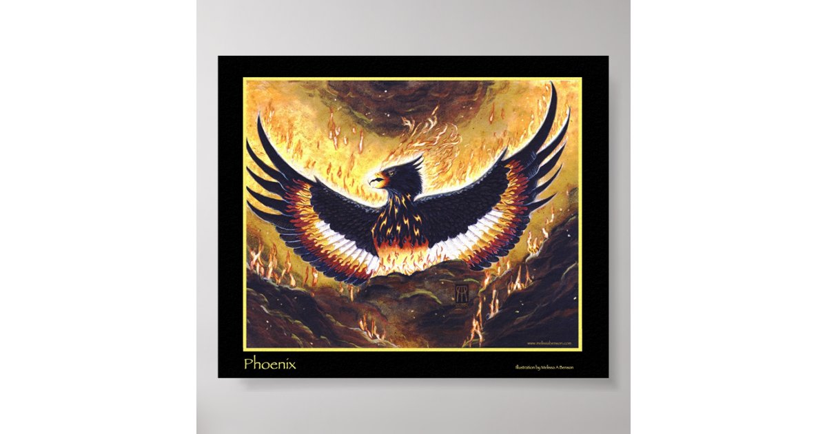 The Phoenix Rising Poster | Zazzle