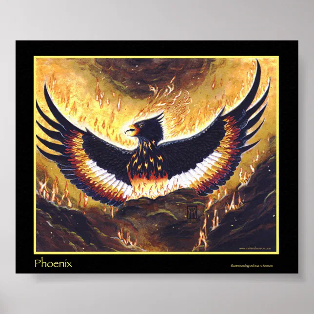 The Phoenix Rising Poster | Zazzle