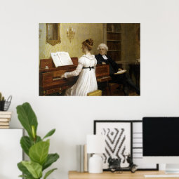 The Piano Lesson Poster Zazzle